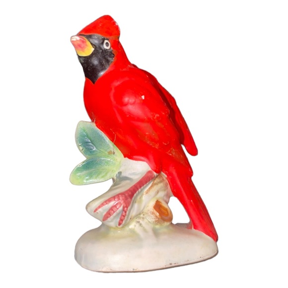 Unbranded | Accents | Vintage Red Cardinal Ceramic Figurine | Poshmark